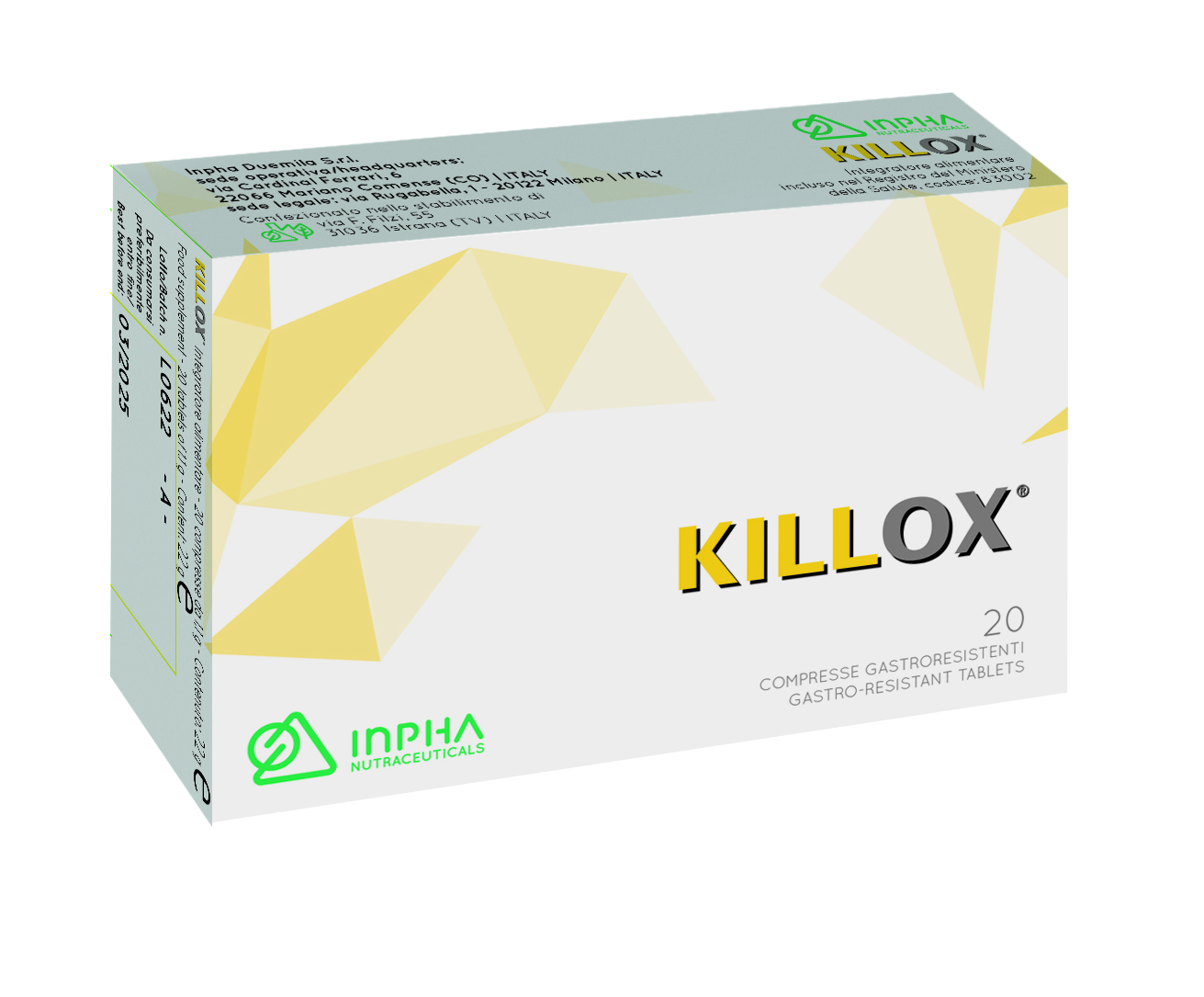 KILLOX > Inpha, integratori alimentari e nutraceutici naturali - Inpha ...