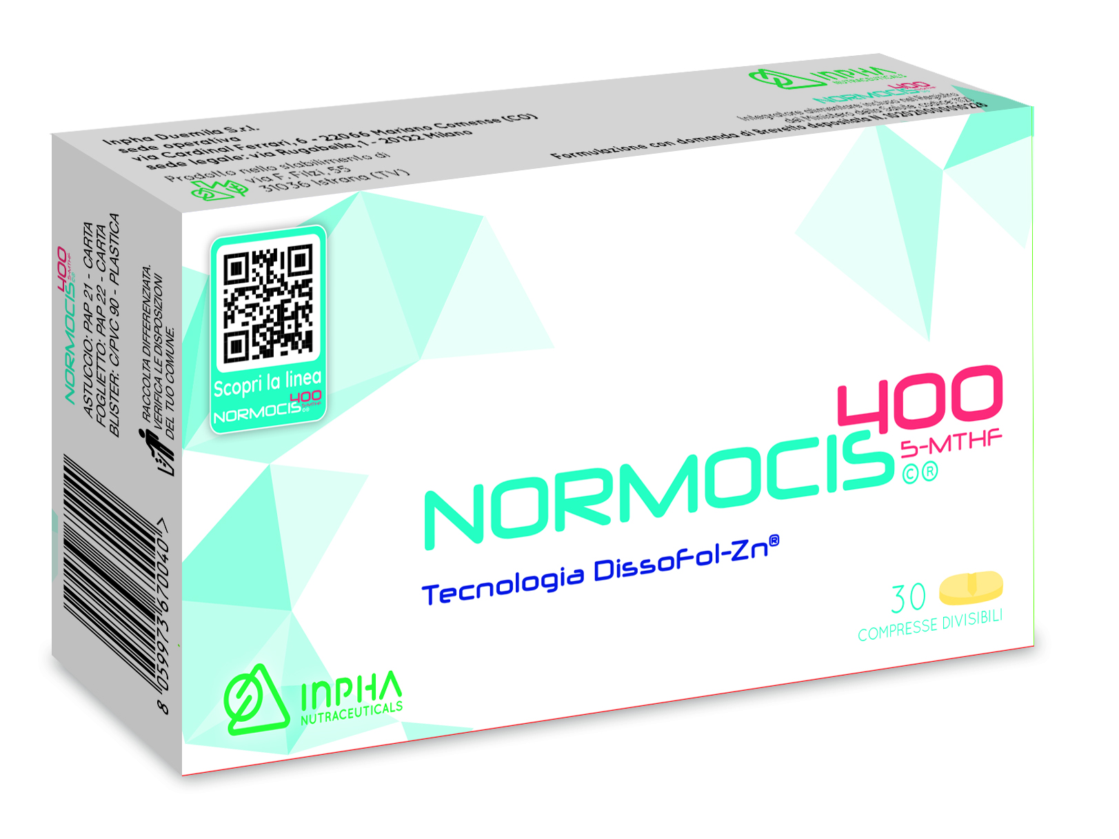 NORMOCIS 400 > Inpha, integratori alimentari e nutraceutici naturali ...